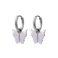 Butterfly Charm Hoops | Cords Club
