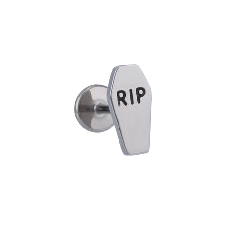 RIP Coffin Enamel Flat Back Stud – Cords Club