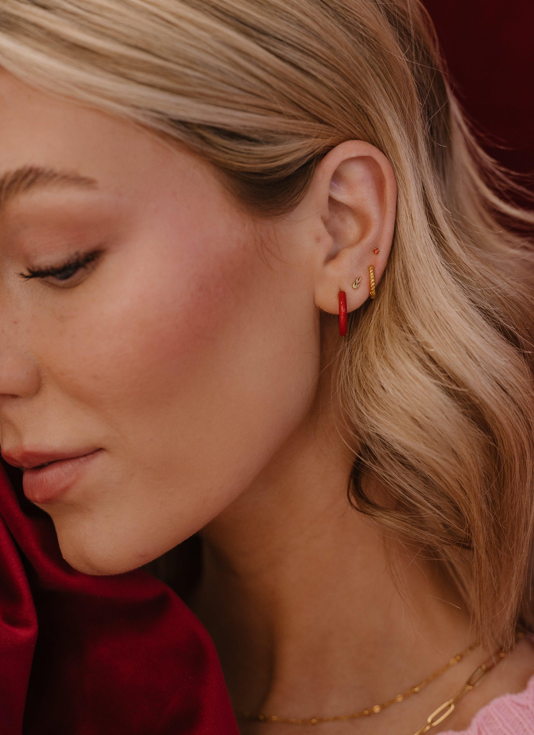 Enamel Hoops | Cords Club