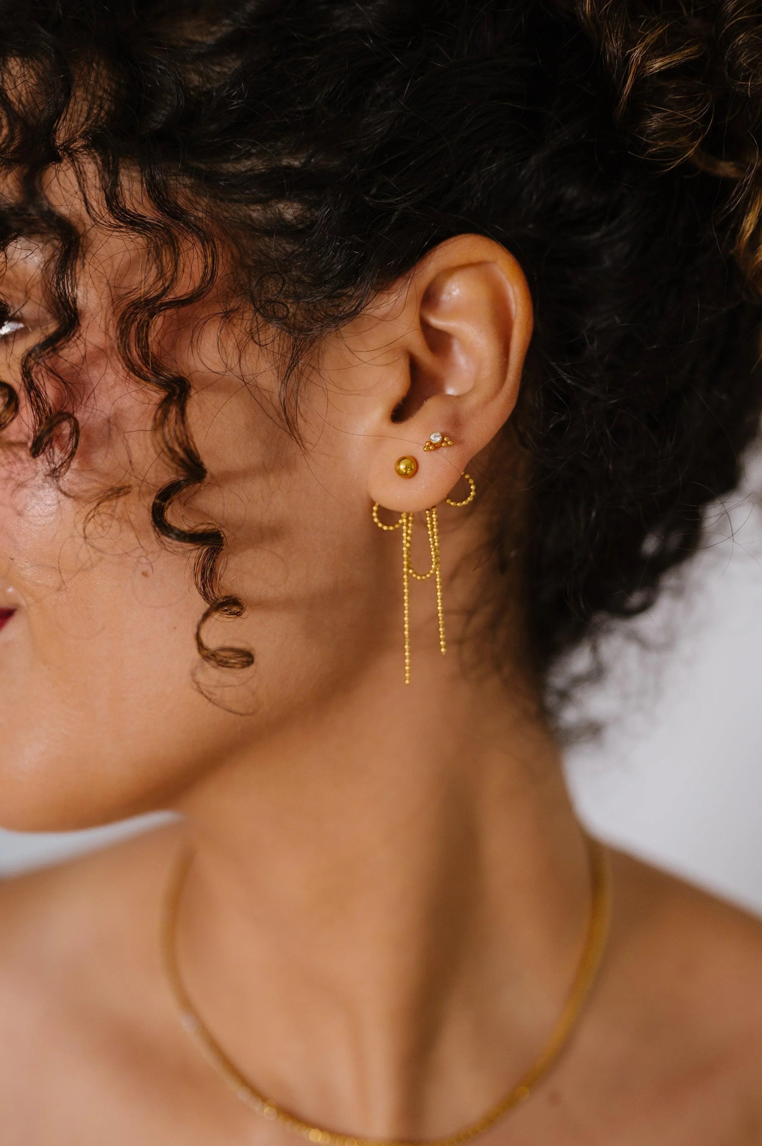 Festive Holly Flat Back Stud – Cords Club