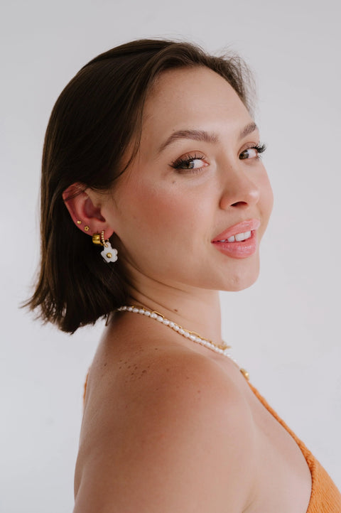 Daisy Flat Back Stud | Cords Club