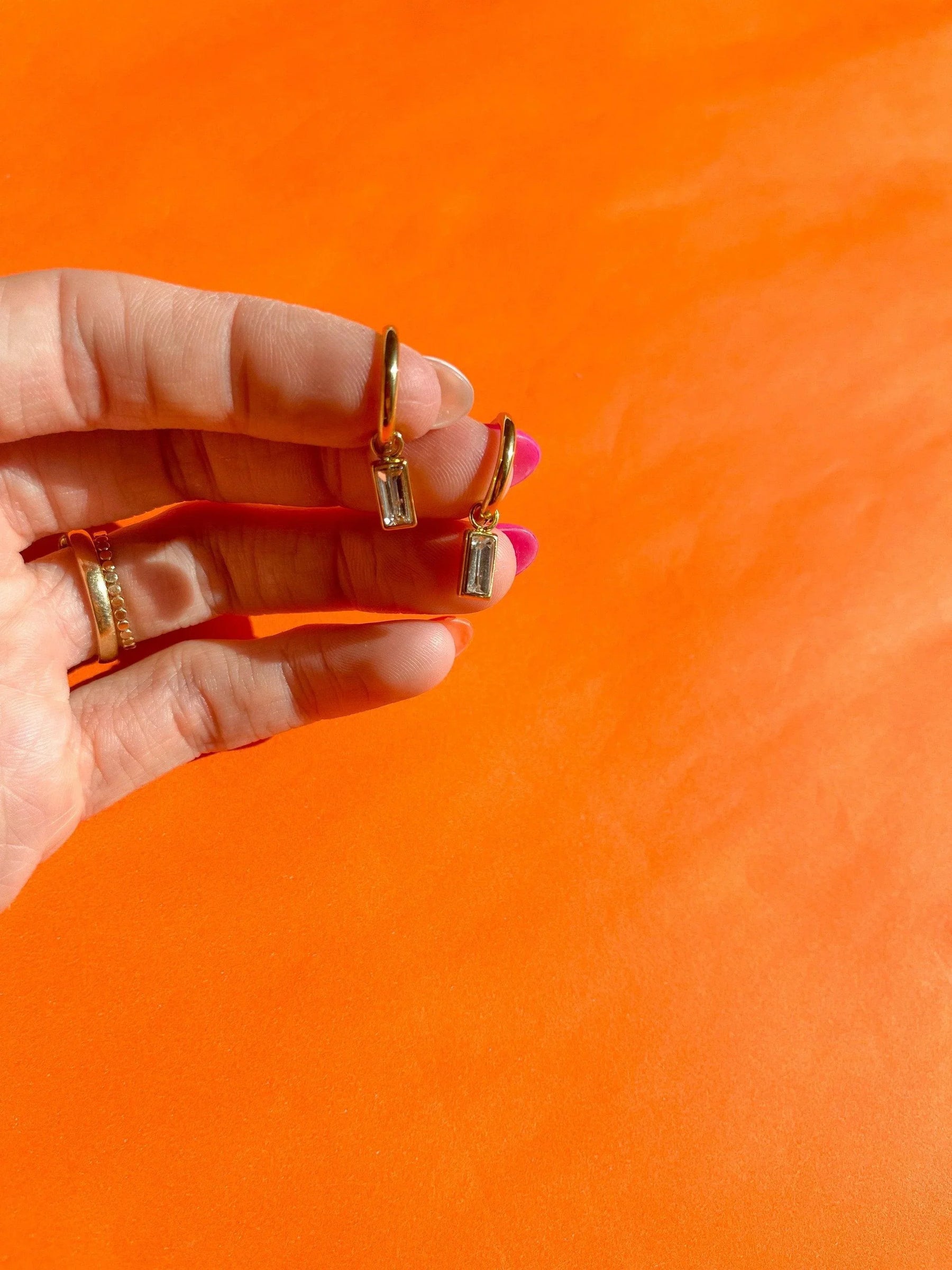 "Can I Keep You?" Gem Hoops | Cords Club